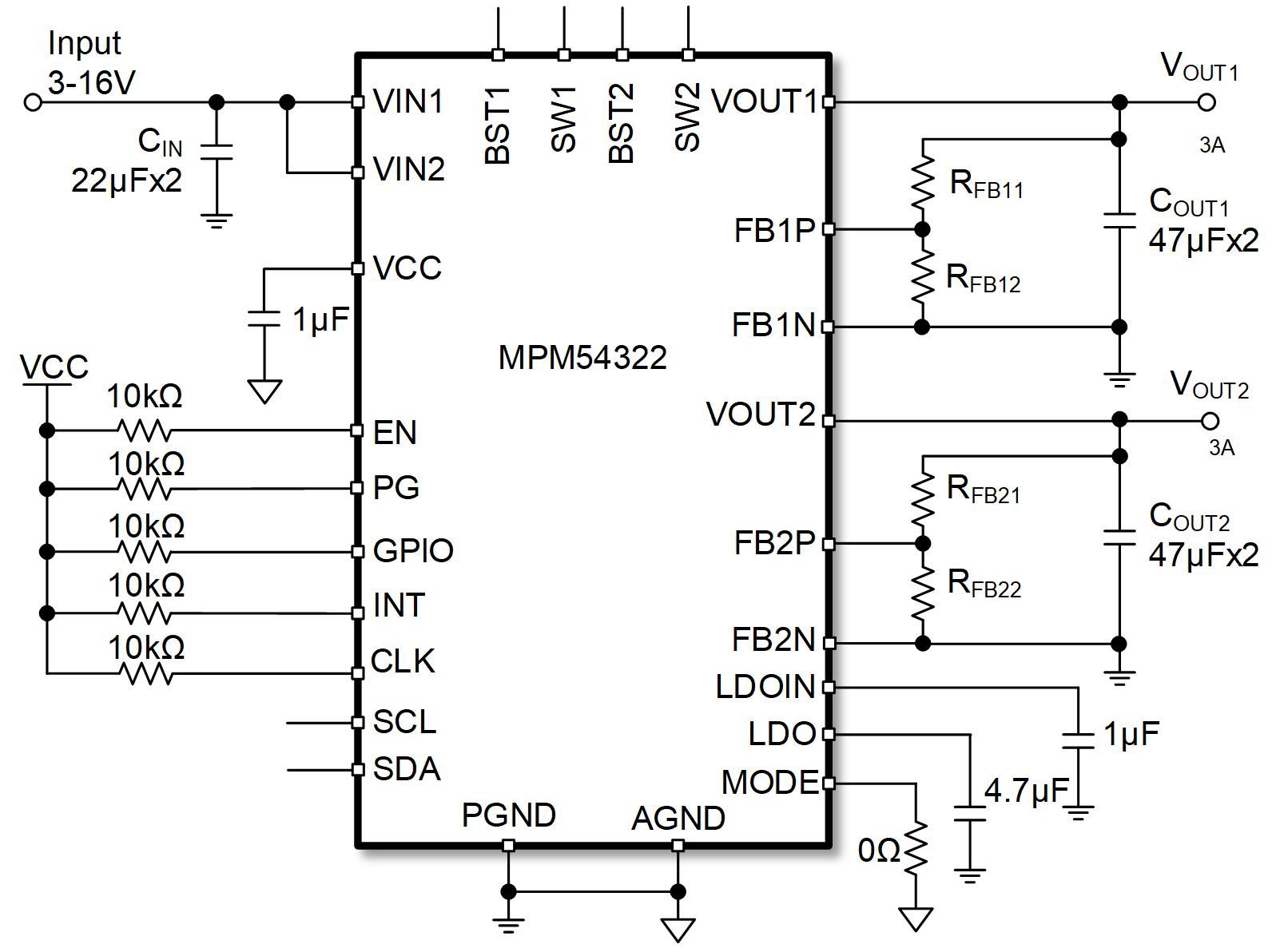 MPM3810 | Power Modules | 6V Input, 1.2A Module Synchronous Step-down Converter with Integrated ...
