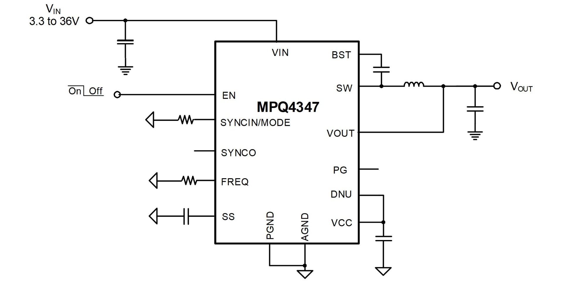 MPQ4571-AEC1 | High-Efficiency, 1A, 60V, Fully Integrated, Synchronous ...