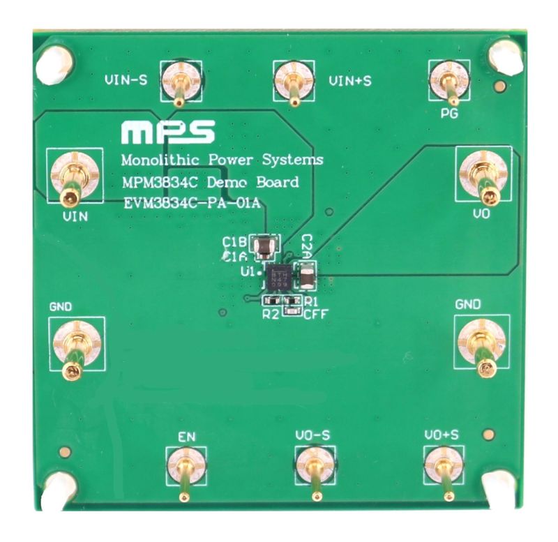 EVM3834C-PA-01A | 6V, 3A, Ultra-Small, Low-Noise, Single-Output, Step ...