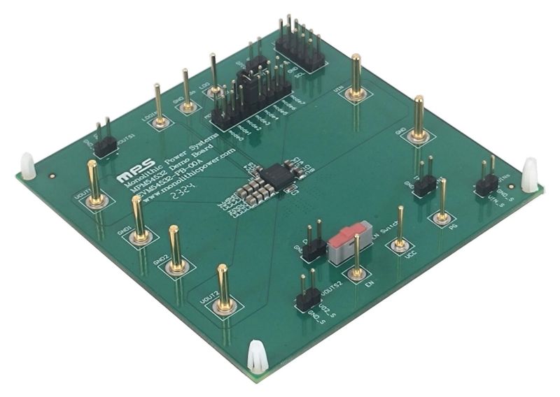 EVM54532-PB-00A | 16V, Dual 6A Power Module with I2C Evaluation Board | MPS