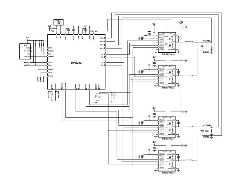 MPQ86960 | 50A, Monolithic Half-Bridge Intelli-PhaseTM Solution in an ...
