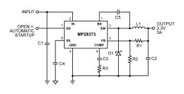 MP28373 | 3A, 28V, 1.4MHz Step-Down Converter | MPS