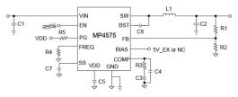 MP4575 | 5A, 4.5V - 55V Input, Frequency-Programmable, Fully Integrated ...