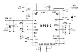 MP5512 | 18V, 4.5A, High-Efficiency Energy Storage and Hot-swap ...
