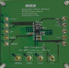 EV20073DH-00A | 2A, 1.30V-6.0V DDR Memory VTT Termination Regulator | MPS