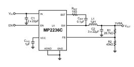 MP2236C | 18V, 6A, High-Efficiency, FCCM Synchronous Step-Down Converter | MPS