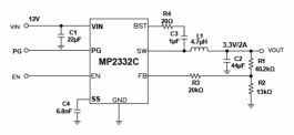 MP2332C | 18V, 2A, 650kHz, Synchronous Step-Down Converter with PG, SS ...