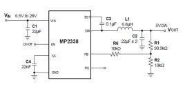 MP2338 | High-Efficiency, 28V, 3A, 450kHz, Synchronous Step-Down ...