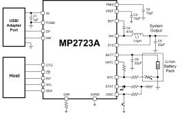 MP2723A | 3A, I2C-Controlled Switching Charger with NVDC Power Path ...