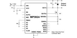 MP3924 | Quad-Port, IEEE 802.3af/at-Compliant PSE Controller for Power ...