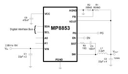 MP8853 | 2.85V to 18V, 4A, High-Efficiency, Wide-Input, Synchronous ...