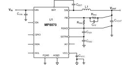 MP8870 | 18V, 15A, Synchronous Step-Down Converter with Configurable ...