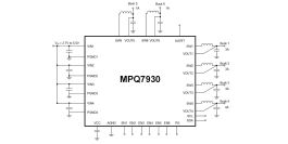 MPQ7930-AEC1 | MPSafeTM QM, 5.5V PMIC with 6 Buck Converters, AEC-Q100 ...