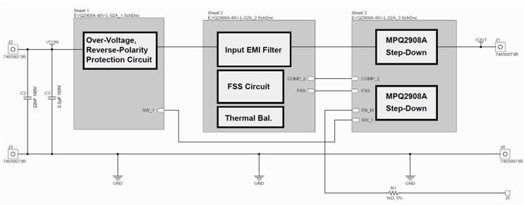 Multi-Phase MPQ2908A with Thermal Balancing | Reference Design | MPS